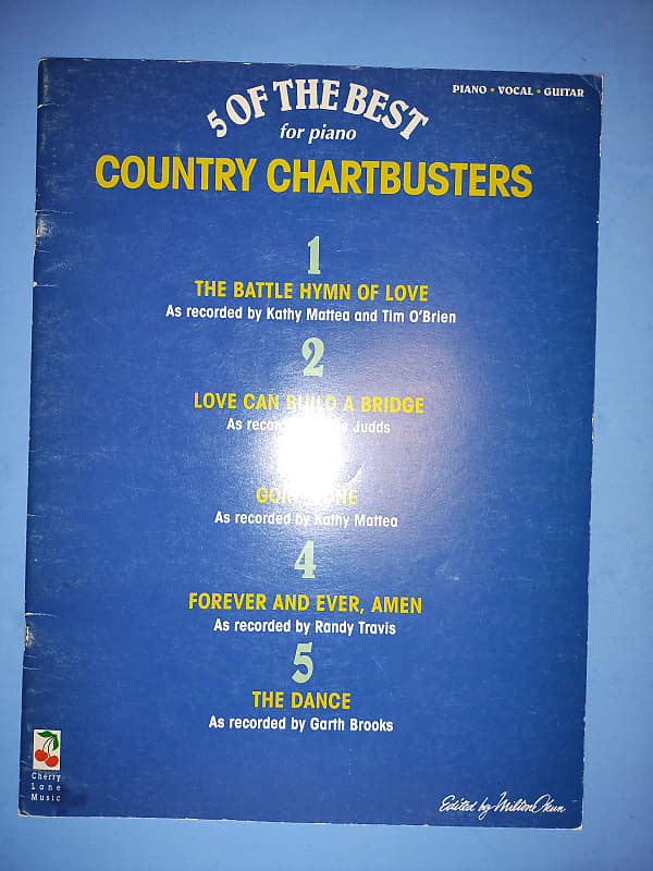 5 of the Best Country Chart Busters PVG - Cherry Lane Music | Reverb