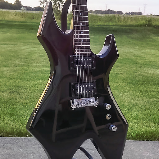 B.C. Rich Bronze Series Warlock Solid Body Electric Guitar | Reverb