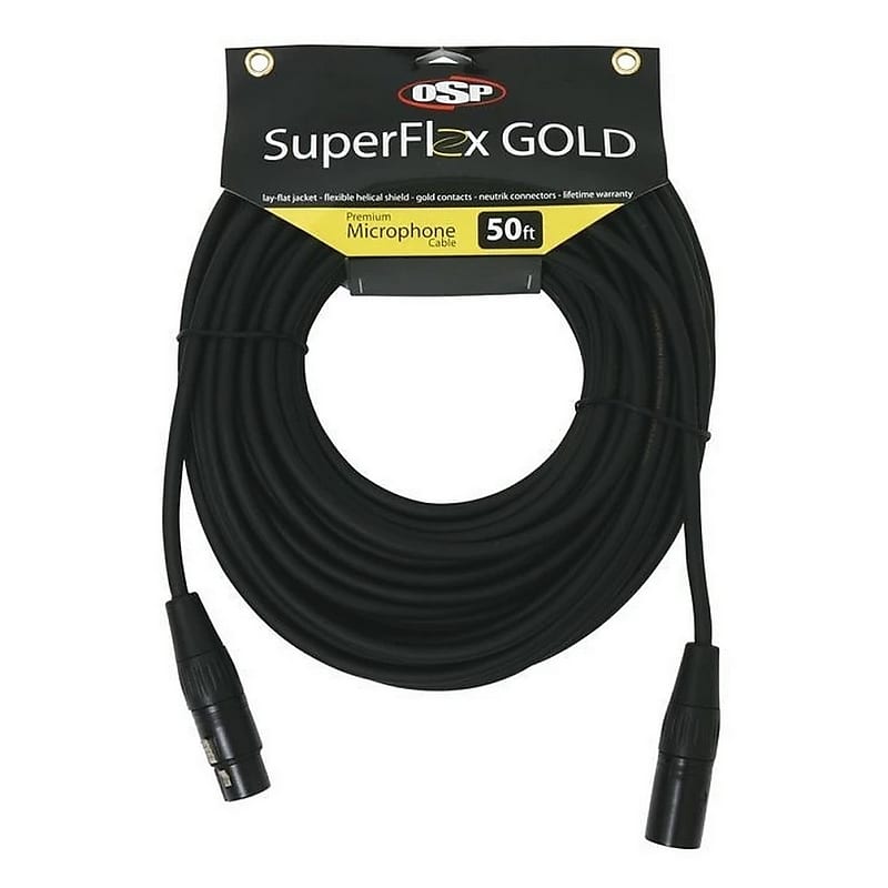 Superflex Gold SFM-50 Mic Cable | Reverb