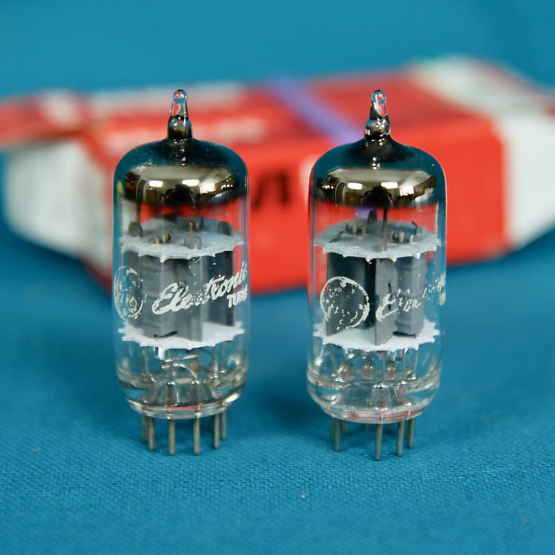 Matched Pair of Made-in USA GE 5751 (12ax7) Vacuum | Reverb