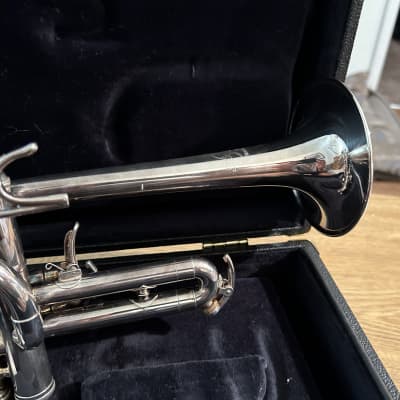 F. Schmidt 54s silver 4 valve piccolo trumpet Bb/A great | Reverb