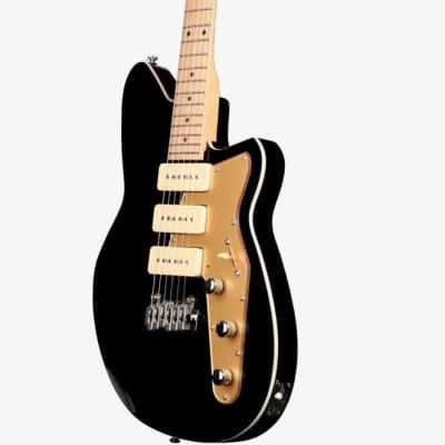 Reverend Jetstream 390 Midnight Black #57802 | Reverb