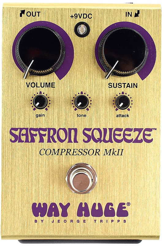 Dunlop Way Huge WHE103 Saffron Squeeze Compressor | Reverb