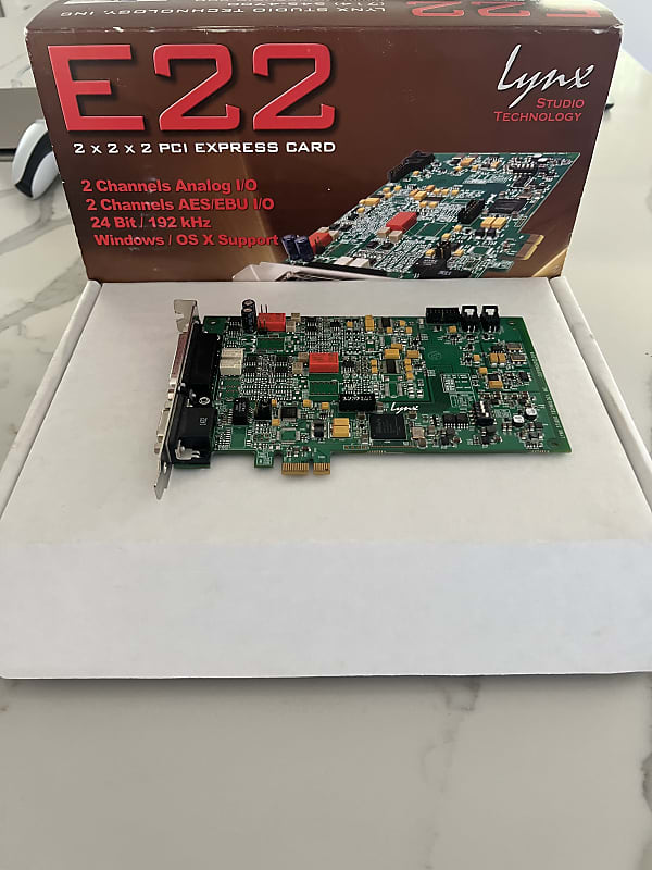 Lynx E22 PCI Express Card PCIe Audio Interface | Reverb