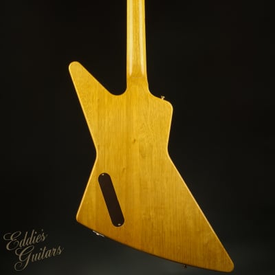 Gibson Custom Shop 1958 Korina Explorer White Pickguard | Reverb