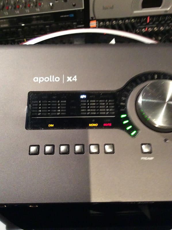 Universal Audio UAD x4 4 Unison Preamps / Quad DSP / HiZ in / | Reverb