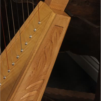 Roosebeck 12-String Celtic Style Baby Harp - Lacewood | Reverb