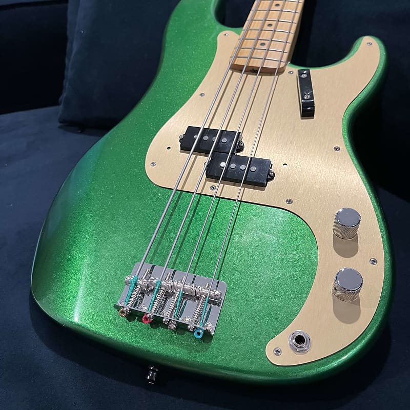 All Parts MJT Precision Bass MJT - Candy Apple Green | Reverb