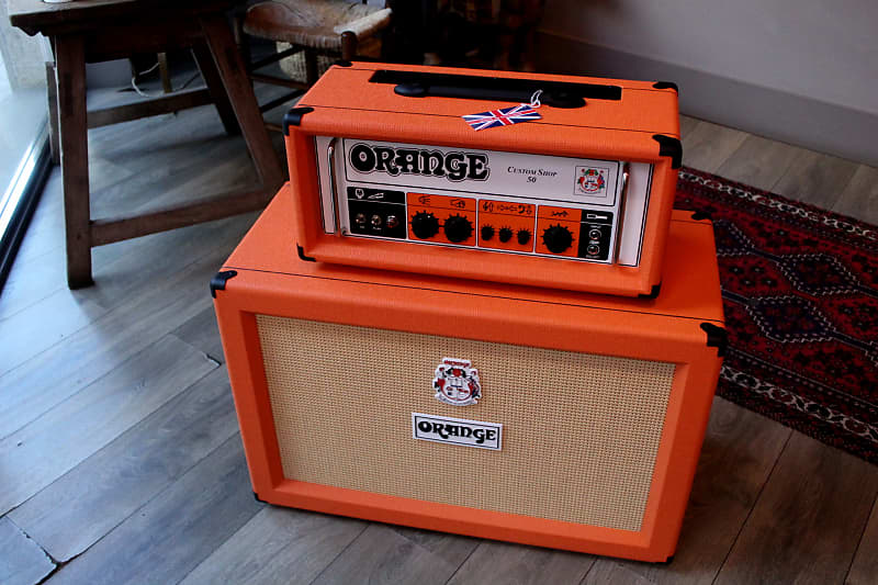 ORANGE "Custom Shop 50 + PPC 2x12" | Reverb
