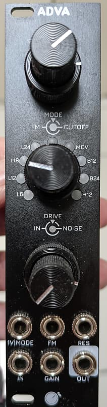 Plum Audio ADVA 3U Analog Multimode Filter (Black) with drive | Reverb