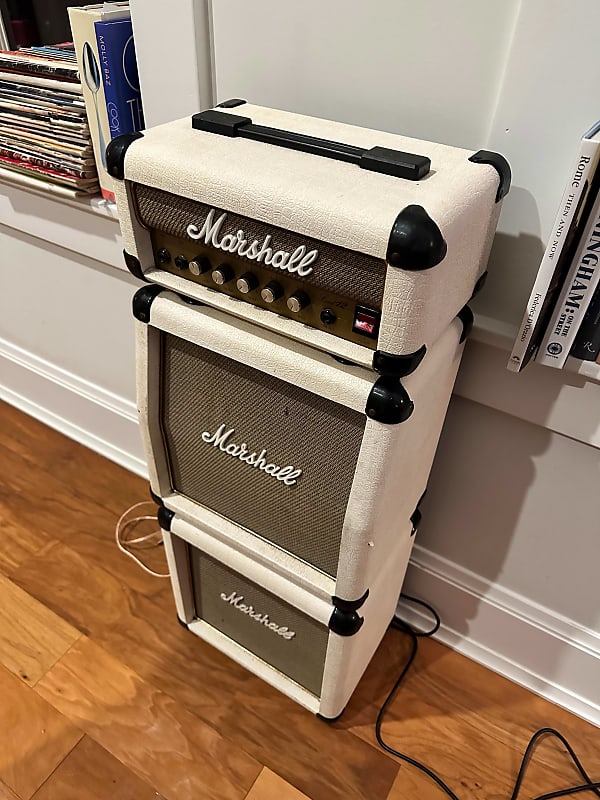 RARE Marshall 3005 Lead 12 Mini Full Stack 1980s - White | Reverb