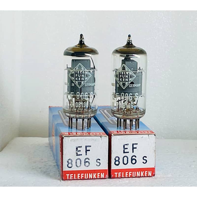 new matched pair Telefunken Tubes EF806s 6267 = EF86 | Reverb