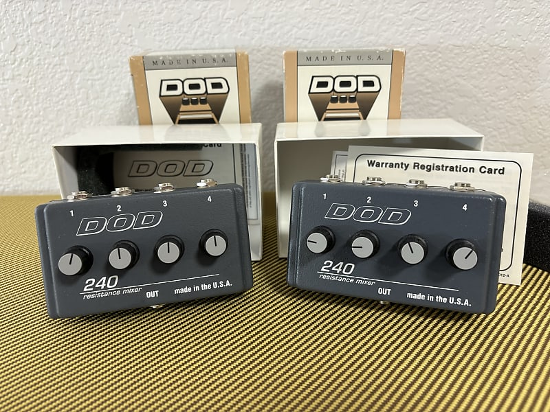 DOD 240 Resistance Mixer: Lot of 2 in boxes | Reverb