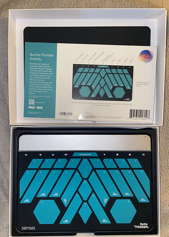 Sensel Morph MIDI Controller with Buchla Thunder Overlay | Reverb