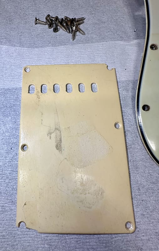 1963 Fender Stratocaster back plate (pre cbs) | Reverb Canada