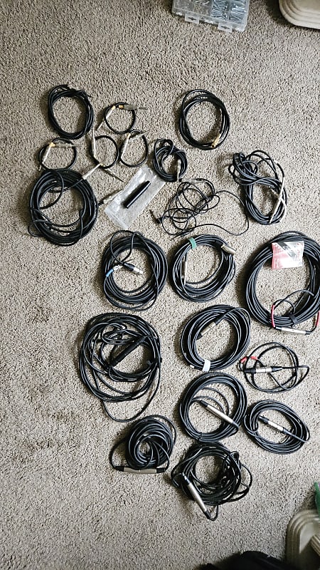 XLR Cable Bundle Various types and lengths | Reverb