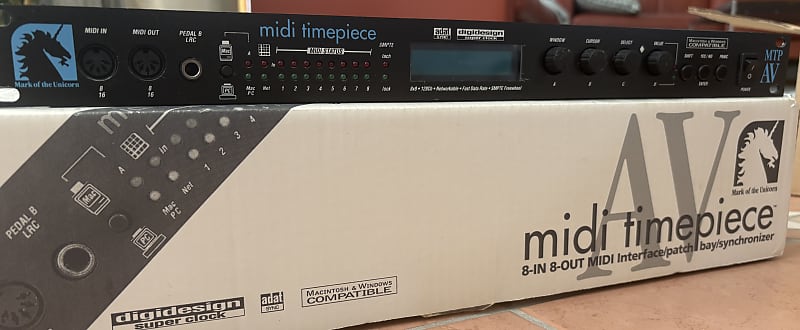MOTU MIDI Timepiece MTP AV Time Piece '90s | Reverb