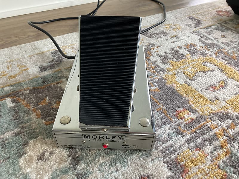 Morley Volume Pedal Vintage 1970's AC Power Super Clean Ship | Reverb