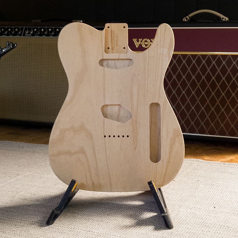Allparts Swamp Ash Unfinished Tele Body | Reverb