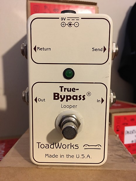 ToadWorks True Bypass Looper single channel 1 loop No Velcro | Reverb