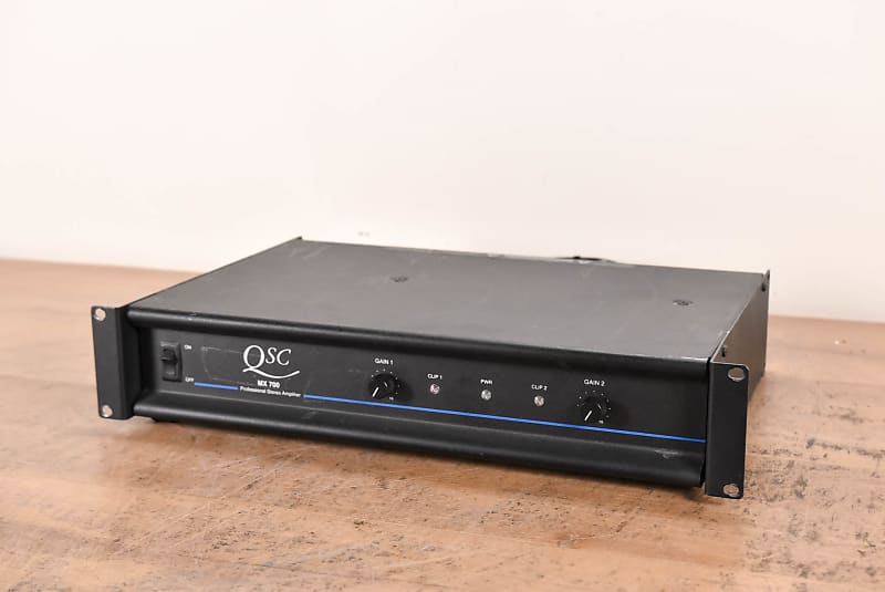 QSC MX 700 Two-Channel Power Amplifier (church owned) CG00Y60 | Reverb