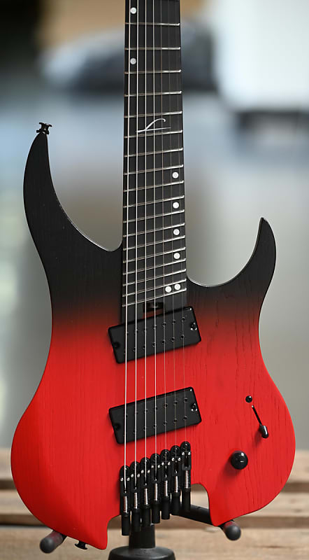 Legator Ghost G7FP Headless Multi-Scale 7-String - Crimson | Reverb