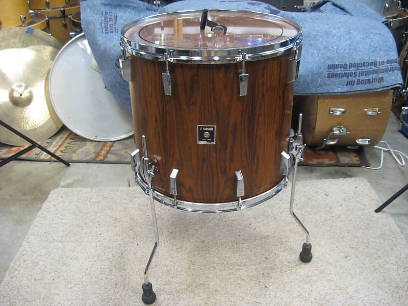 Sonor 16X18" Rosewood Floor Tom - Made in USA (Lot643-6133) | Reverb