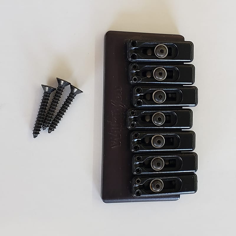 Wilkinson 7 String Hardtail Bridge Black NOS | Reverb