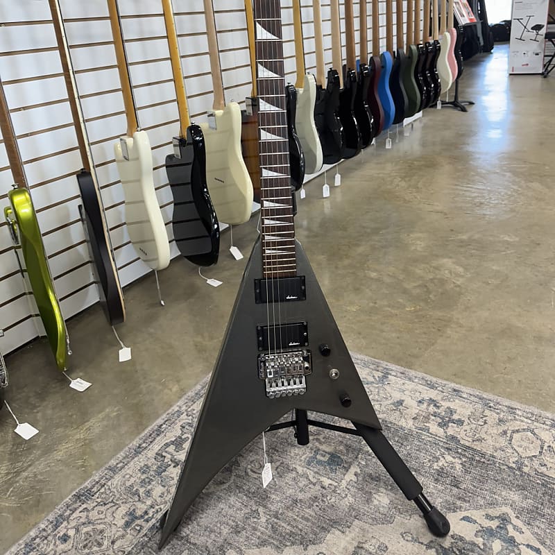 Jackson JS32 King V with Case - Gunmetal Gray | Reverb