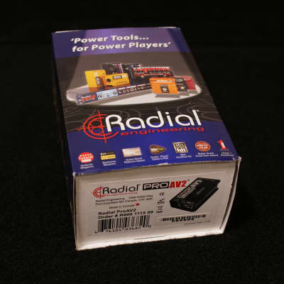 Radial Engineering Pro AV2 2-Channel Passive A/V Stereo DI | Reverb
