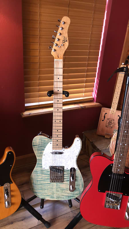 Michael kelly Tele 1956 - Blue Jean burst | Reverb