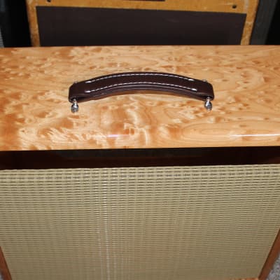 Custom Fender Princeton Reverb CABINET in Curly Maple | Reverb