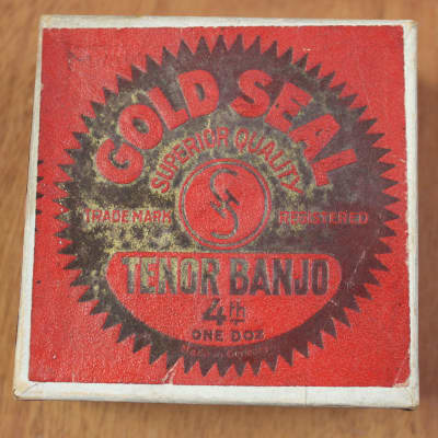 Vintage Gold Seal Tango Banjo 4th Strings in Box | Reverb