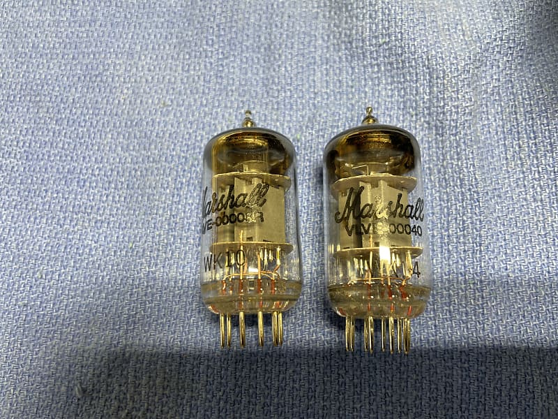 Pair of Marshall branded 12AX7A PreAmp Tubes | Reverb