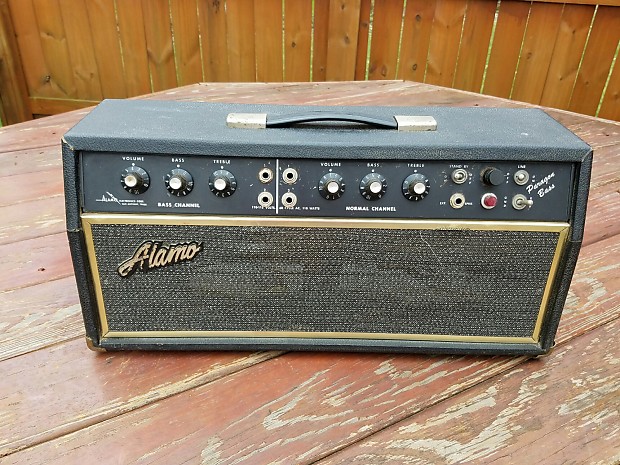 1972 Alamo Model 2575 Paragon Tube Guitar/Bass Amp Head 2 X | Reverb