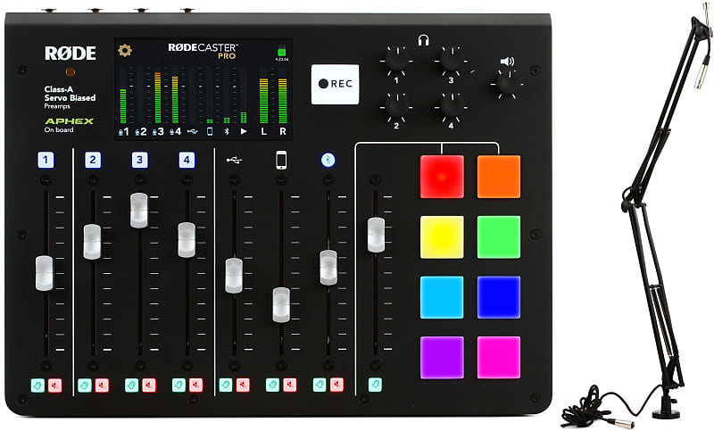 Rode RODECaster Pro Podcast Production Studio Bundle with | Reverb