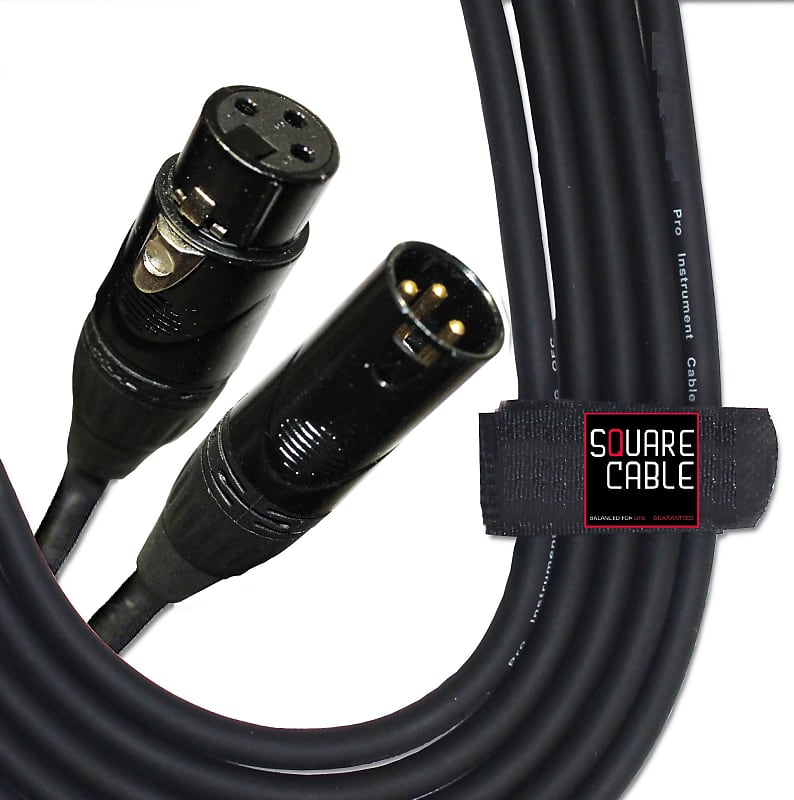 SquareCable DMX-50 | 50ft DMX Cable (3-Pin) | Reverb