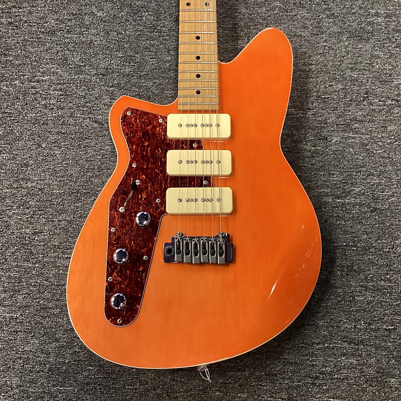 Reverend Jet Stream 390 Left Handed 1990s Orange | Reverb