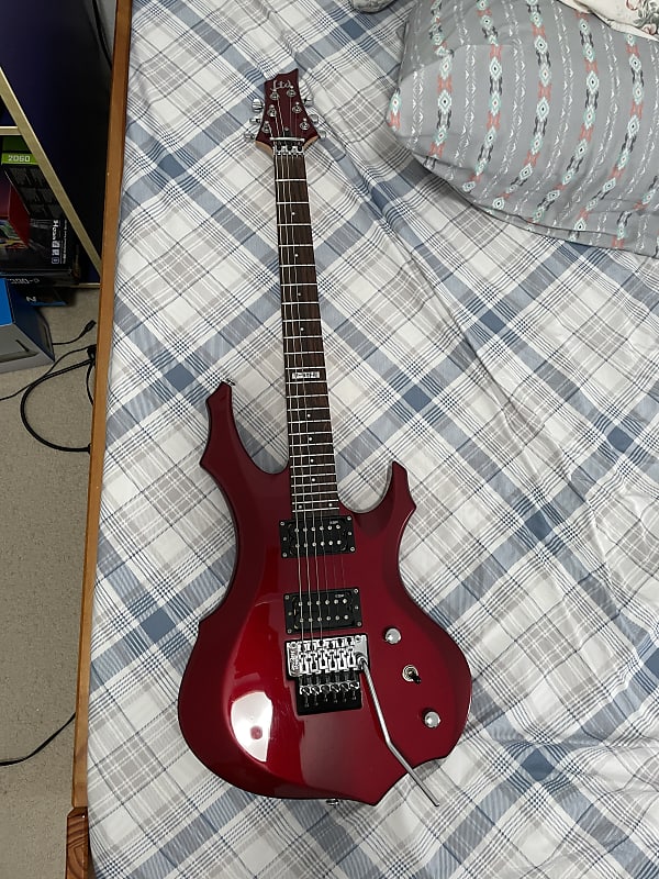 ESP LTD F-50FR Black Cherry | Reverb