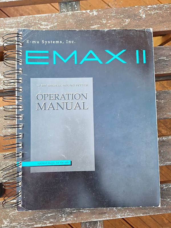 E-MU Systems Emax II Operation Manual | Reverb Deutschland