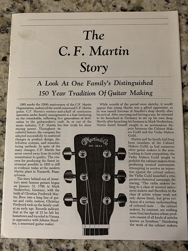 The C.F. Martin Story 1983 | Reverb