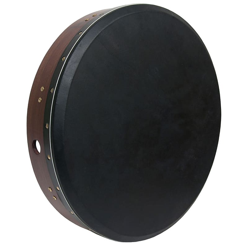 Roosebeck Tunable Sheesham Bodhran Cross-Bar 18"x3.5", Black | Reverb
