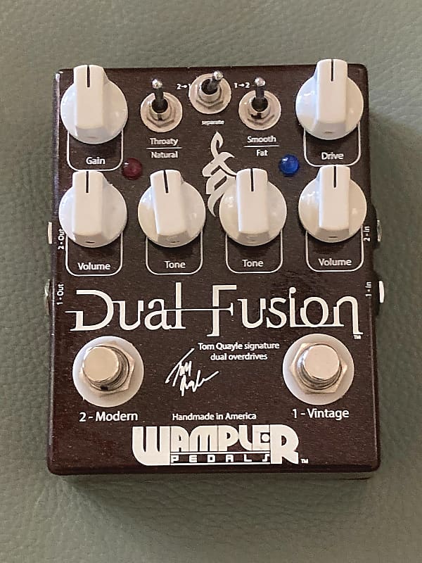Wampler Dual Fusion Tom Quayle Signature Overdrive Pedal, | Reverb
