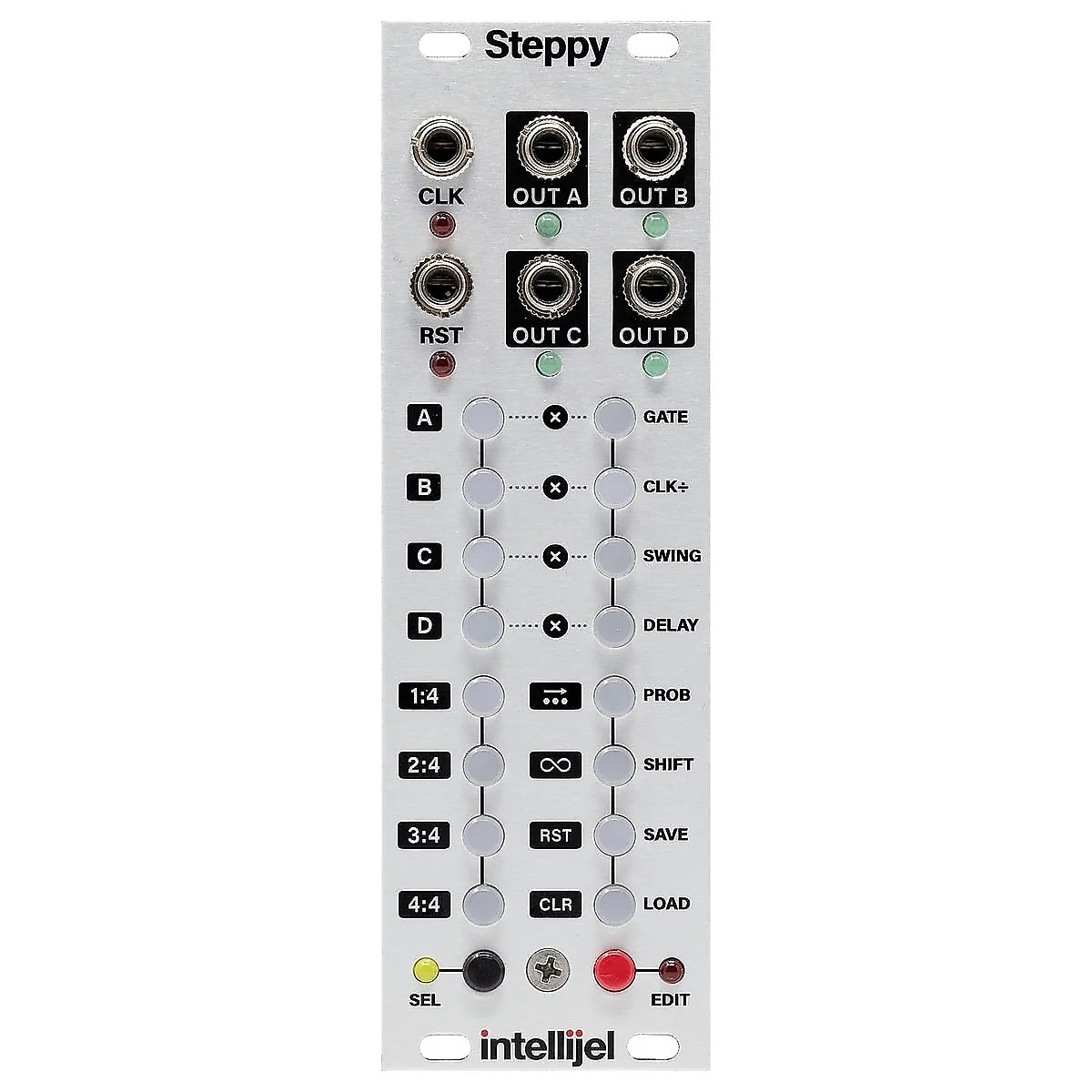 Intellijel Steppy 4-Track 64-Step Step Sequencer | Reverb España