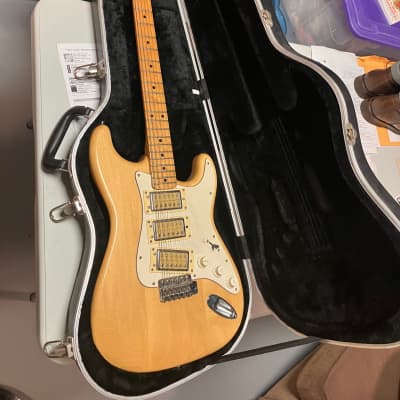 RARE White Univox Ripper Strat w Maxon pickups and original | Reverb