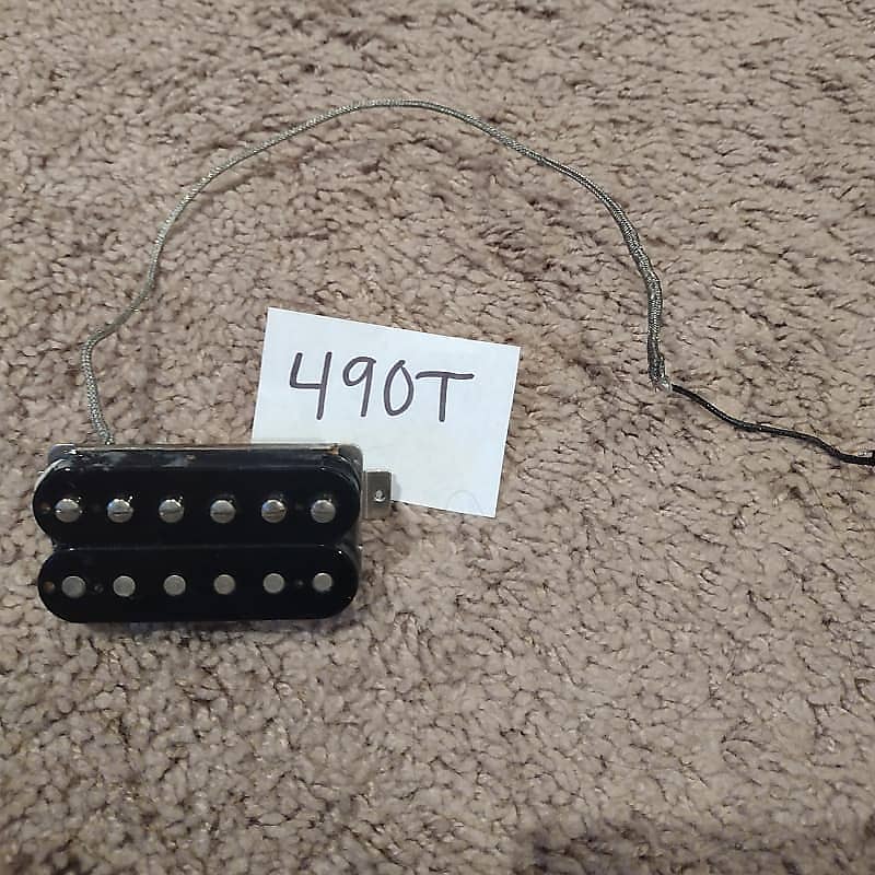Gibson 490T Humbucker Pickup - Black 2008 Black | Reverb