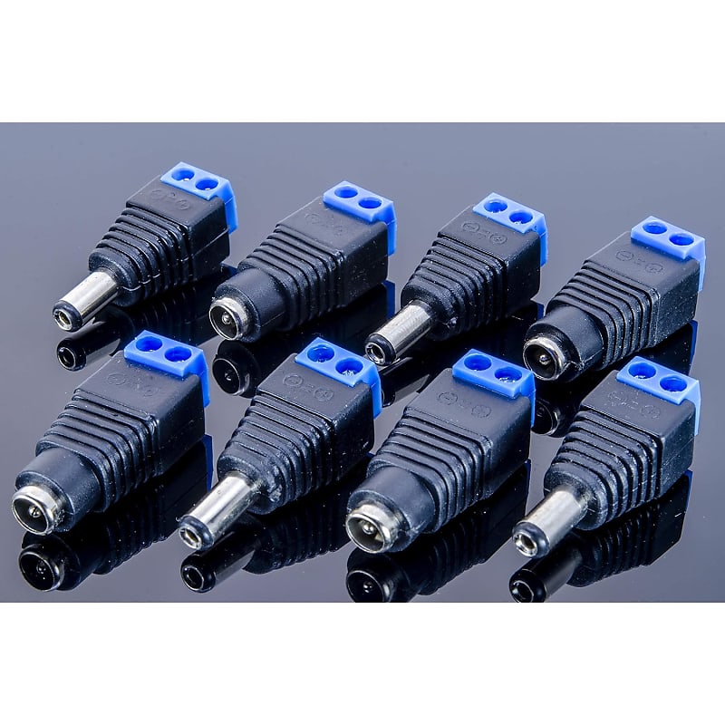 4-Pack Pair Screw Terminal Block To 2.1Mm Center-Positive | Reverb