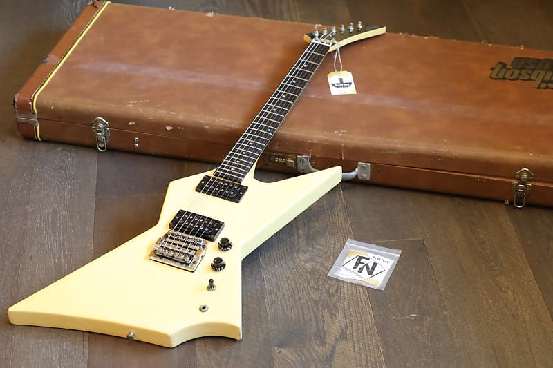 1985 Gibson Custom Shop Edition Explorer XPL Alpine White w/ | Reverb