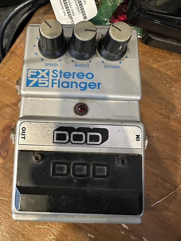 DOD Stereo Flanger FX75-B 1990s - Silver | Reverb