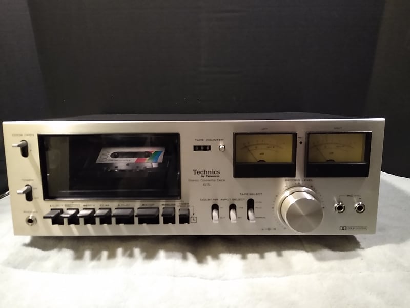 Vintage Technics RS-615 Stereo Cassette Deck | Reverb